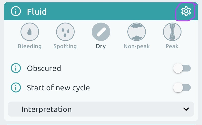 How do I group my cervical fluid categories into levels on my chart ...
